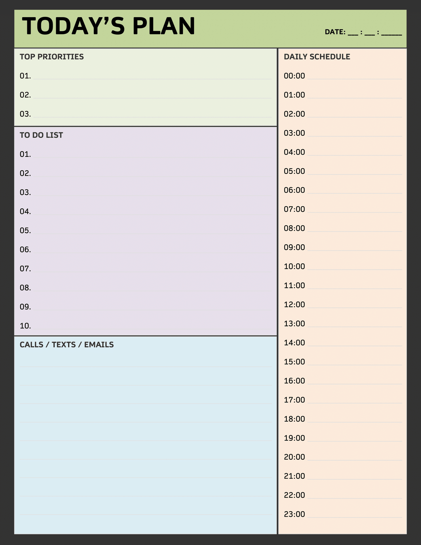 Free Printable Planner Templates The Blond Post Free Printable Planner Templates The Blond Post