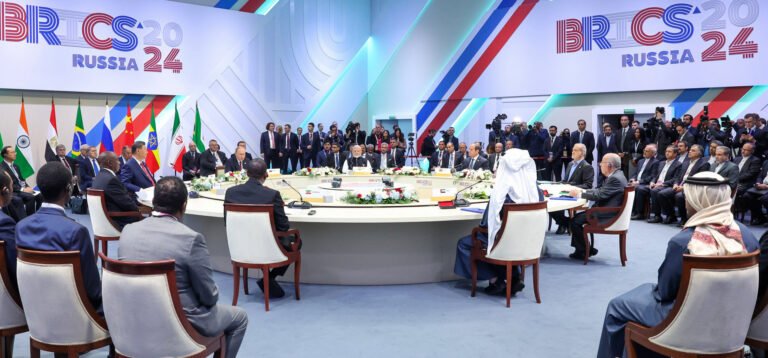 Leaders From 36 Countries Pose Together for a Picture During BRICS ...